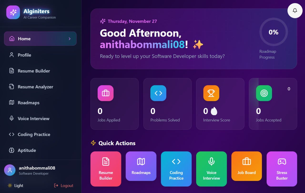 AIgniters – AI Career & Learning Co-Pilot | Devpost