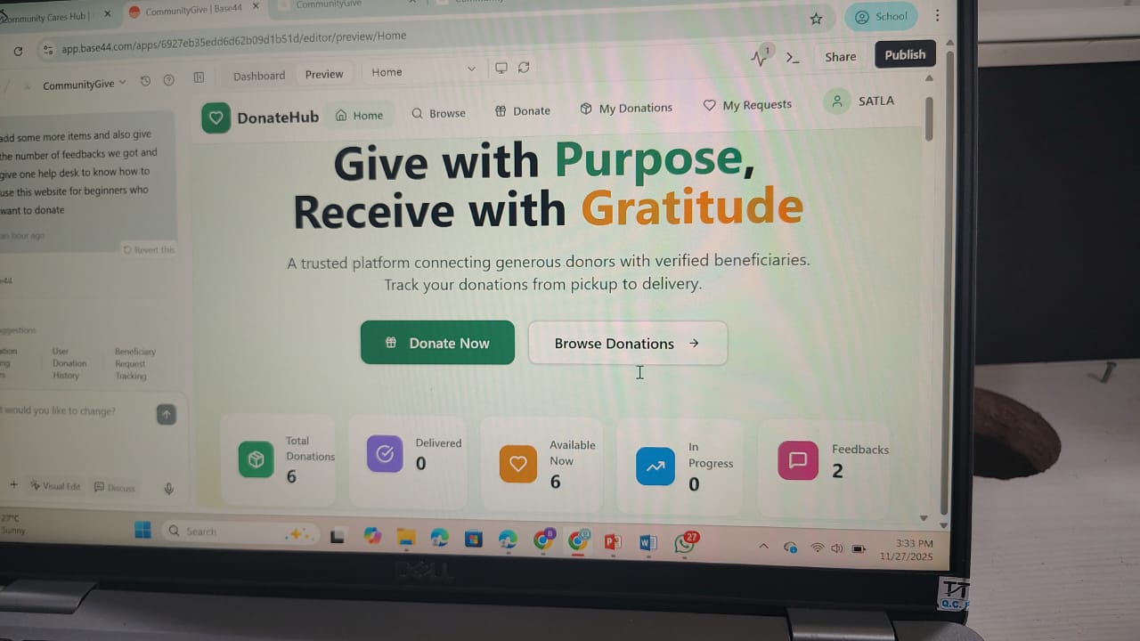 DIGITAL DONATION HUB | Devpost
