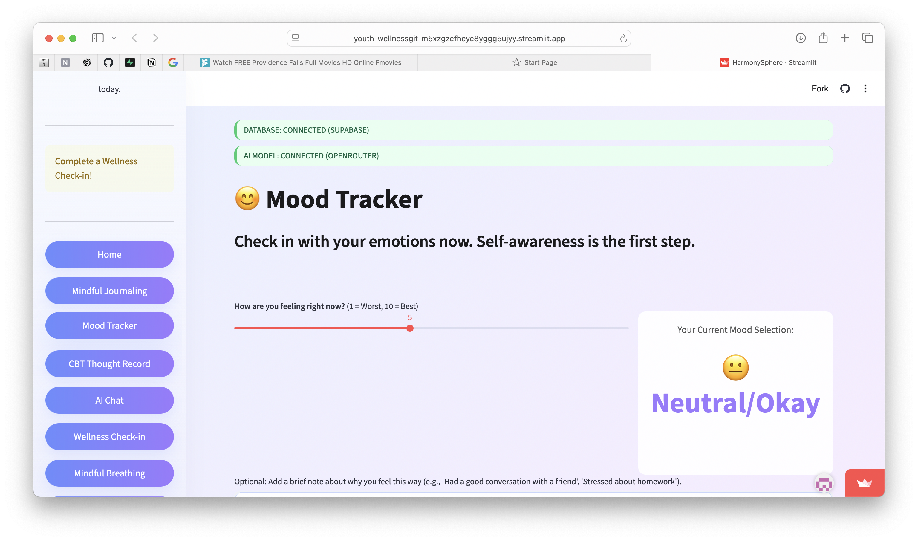 YouthWell — AI Wellness Companion | Devpost