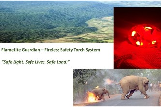 FlameLite Guardian – Fireless Safety Torch System | Devpost