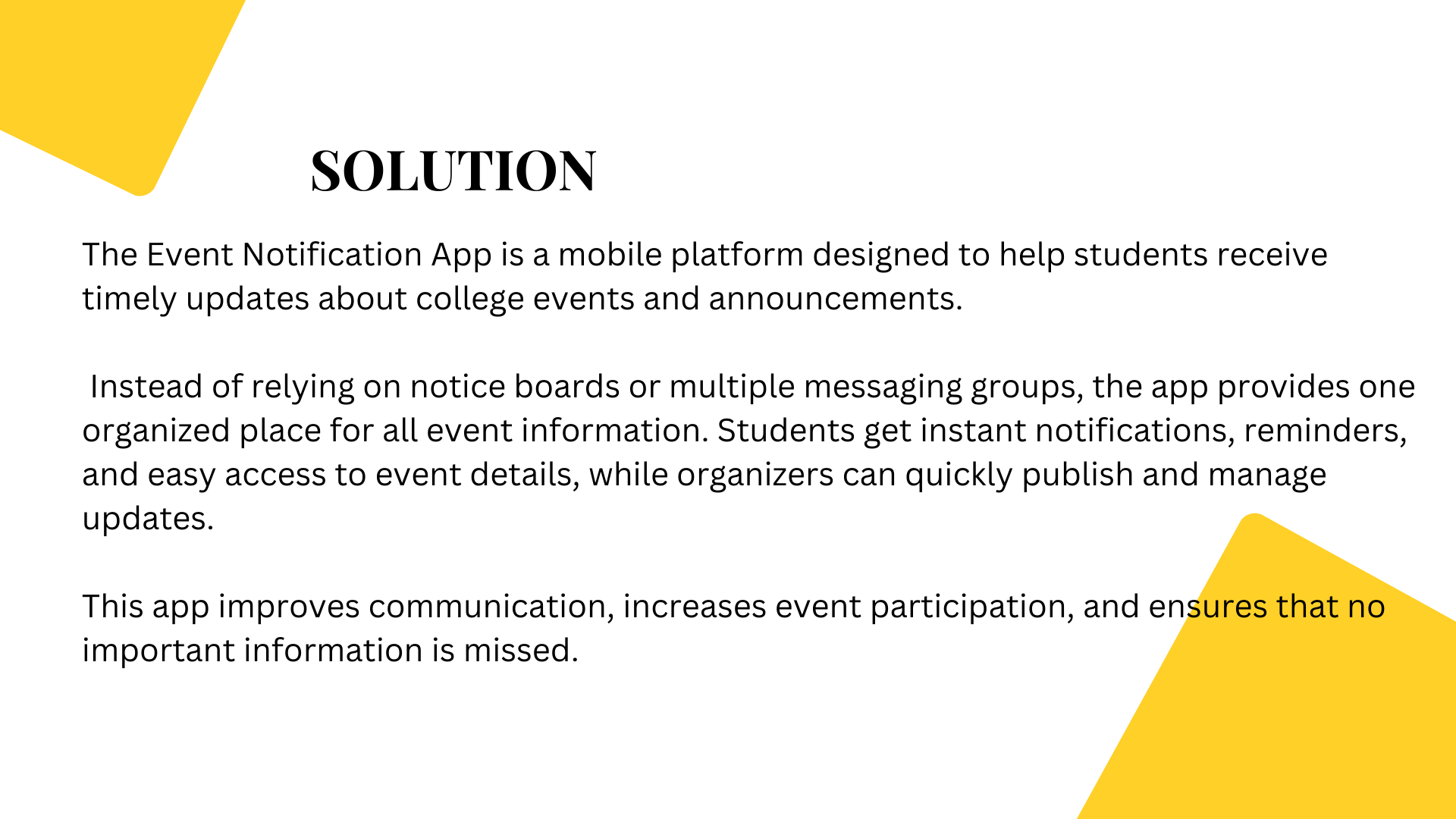 SMART CAMPUS EVENT MANAGEMENT | Devpost