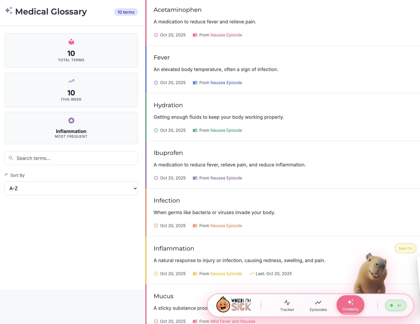 When I'm Sick | Devpost