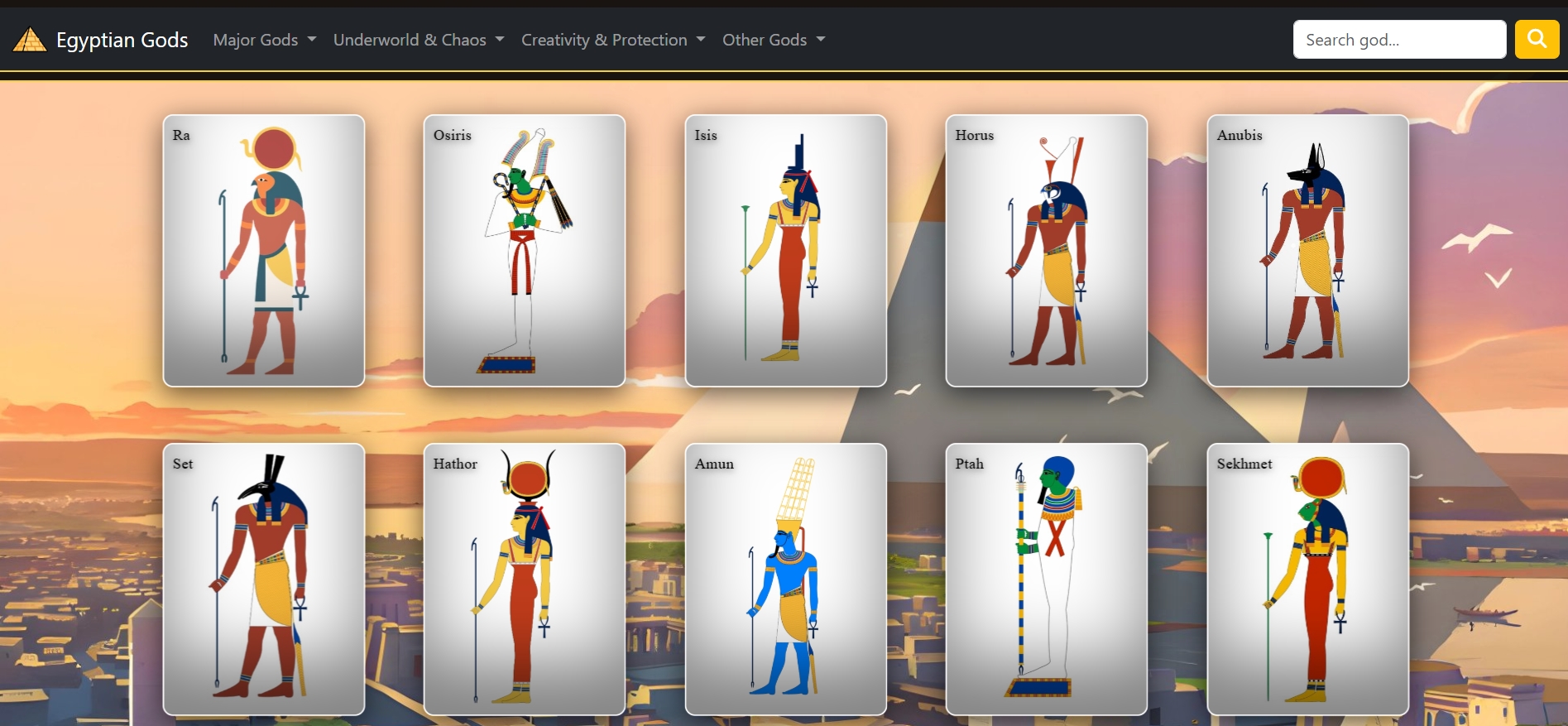 Egyptian-Gods-Project | Devpost