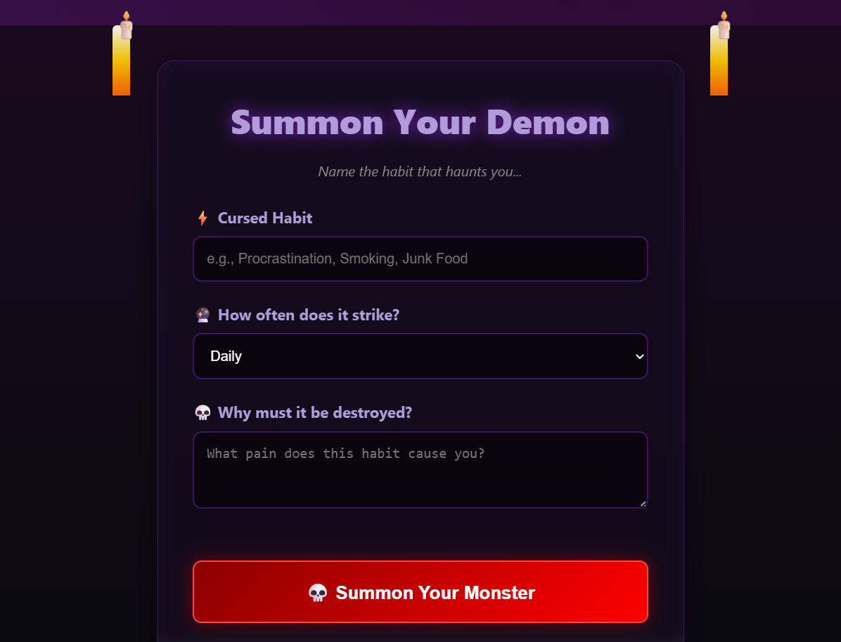 Habit Haunt: Escape Your Bad Habits Before They Consume You | Devpost