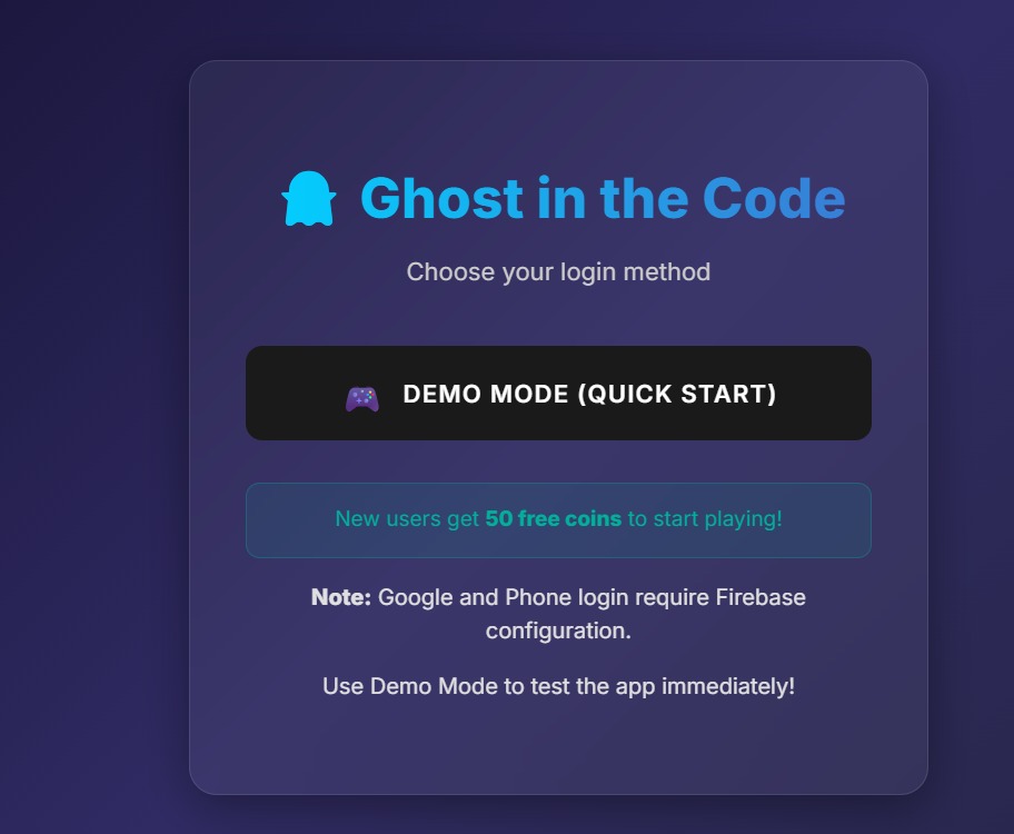 Ghost in the Code | Devpost