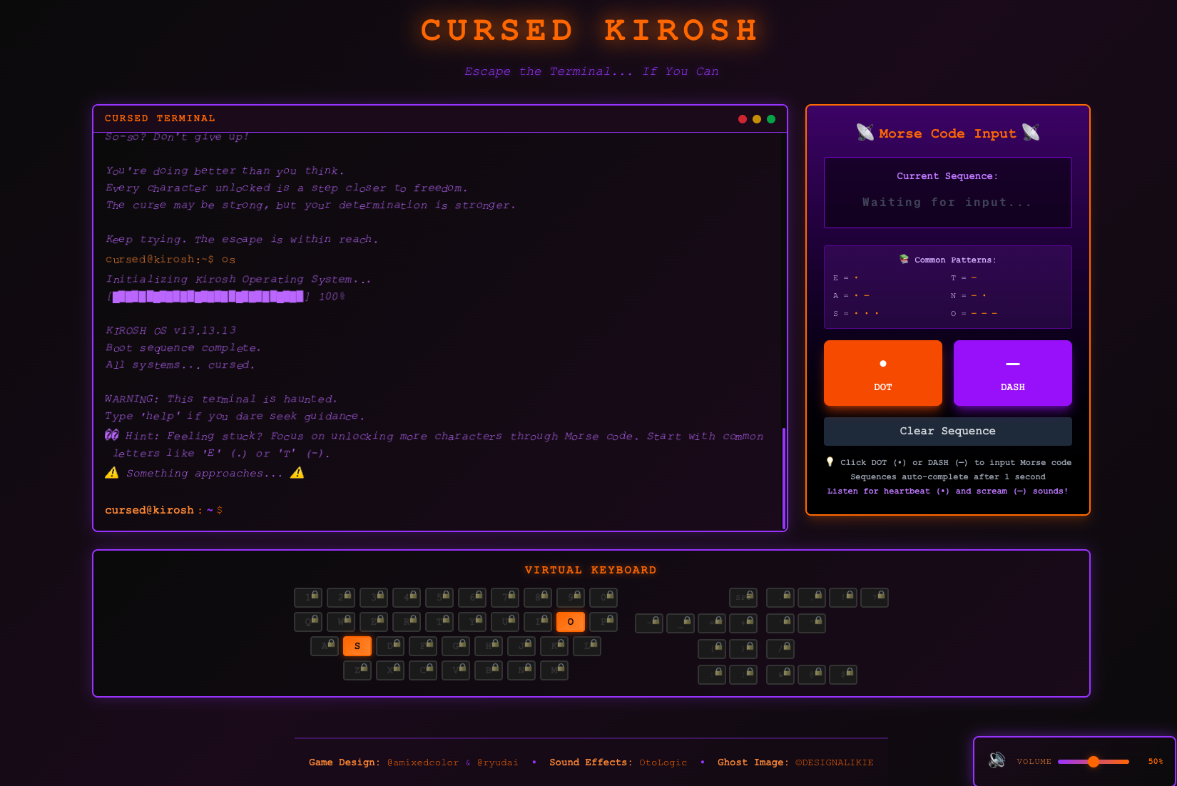 Cursed Kirosh | Devpost