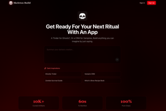 Skeleton Build | Devpost