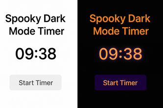 Spooky Dark Mode Timer | Devpost