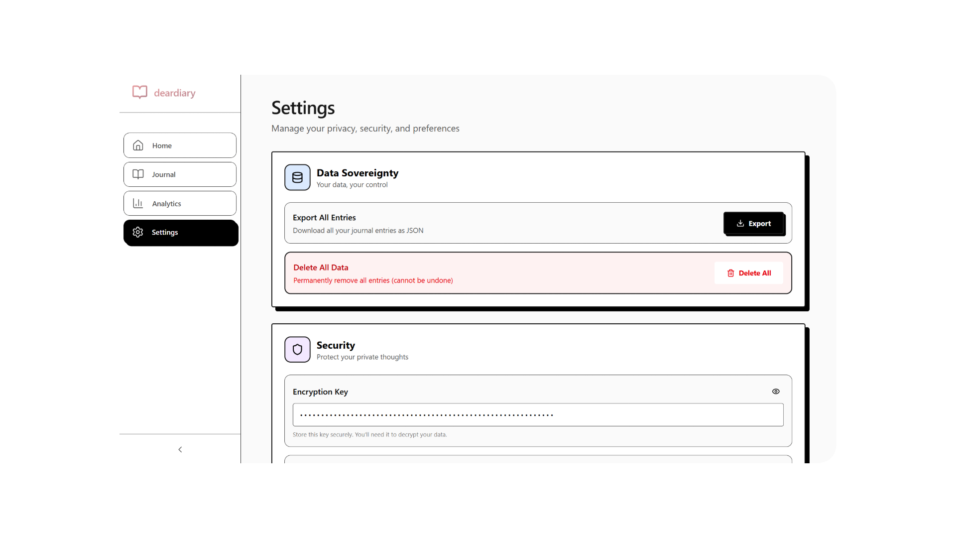 Dear Diary | Devpost