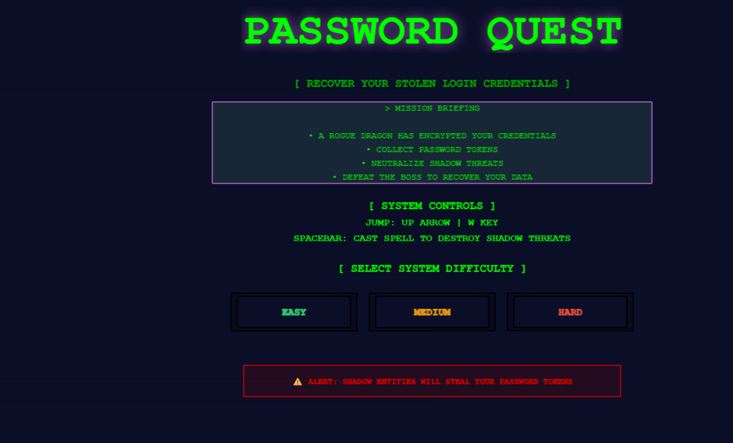Password Quest | Devpost