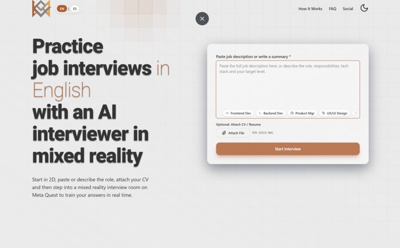 Ainoa Interview Coach | Devpost