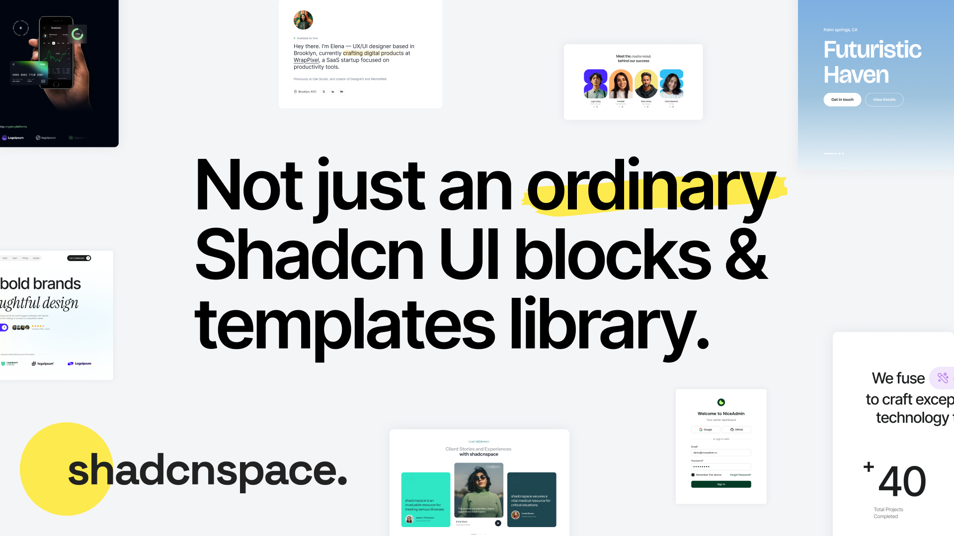 ShadcnSpace | Devpost
