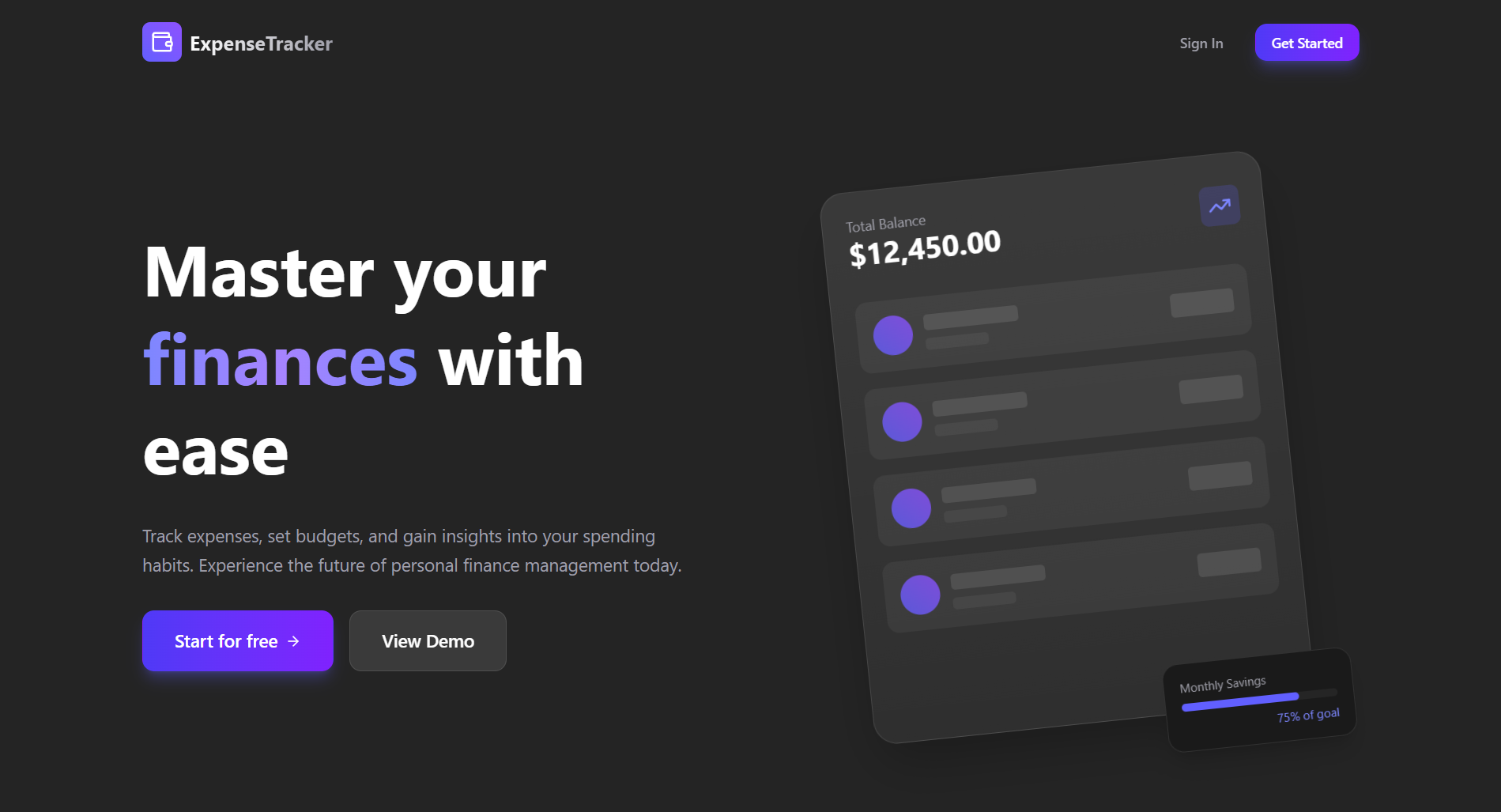 FinTrack | Devpost