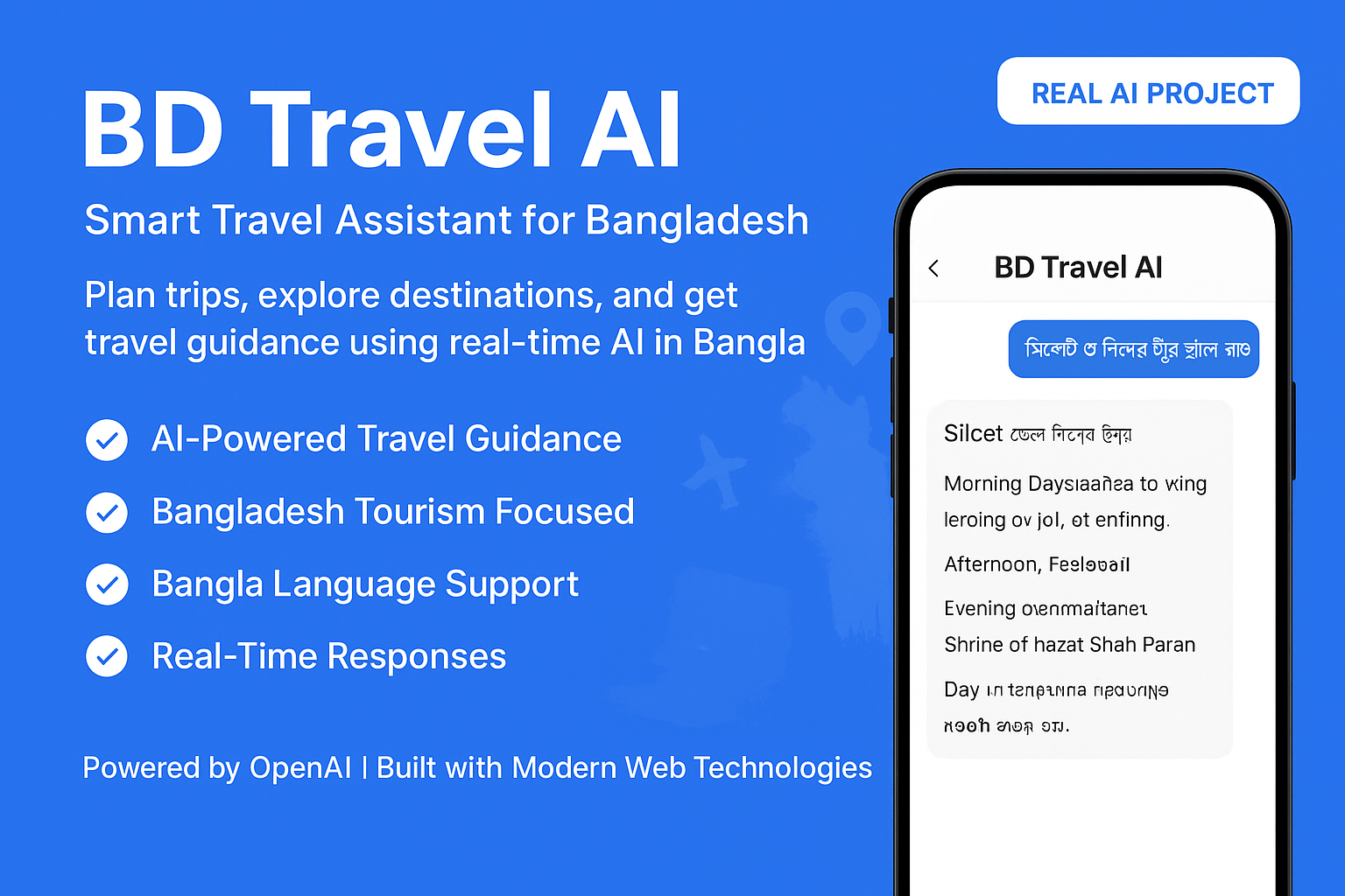 BD Travel AI – Bangladesh Travel Assistant | Devpost