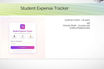 Student Expense Tracker | Devpost