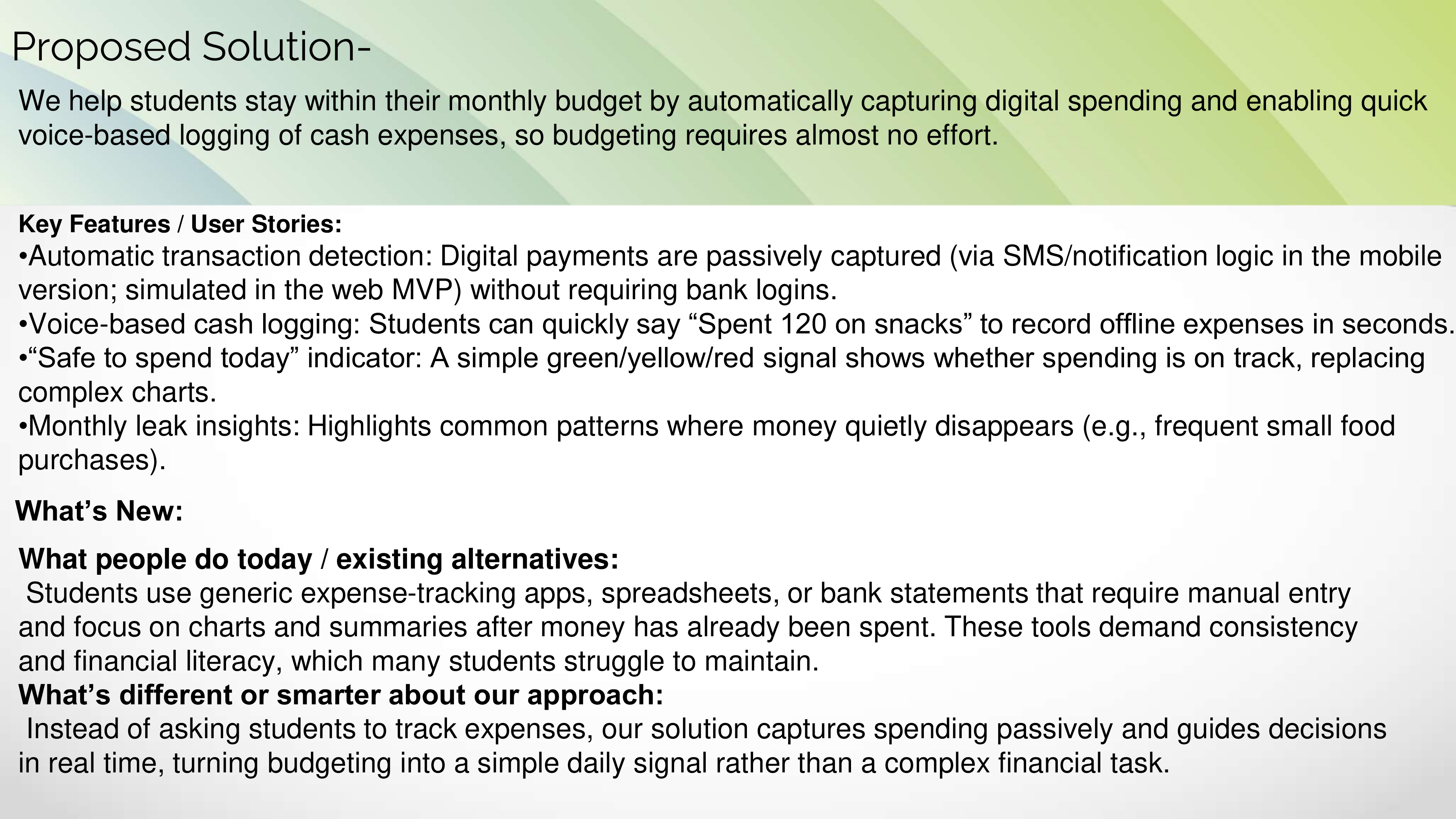 Student Expense Tracker | Devpost