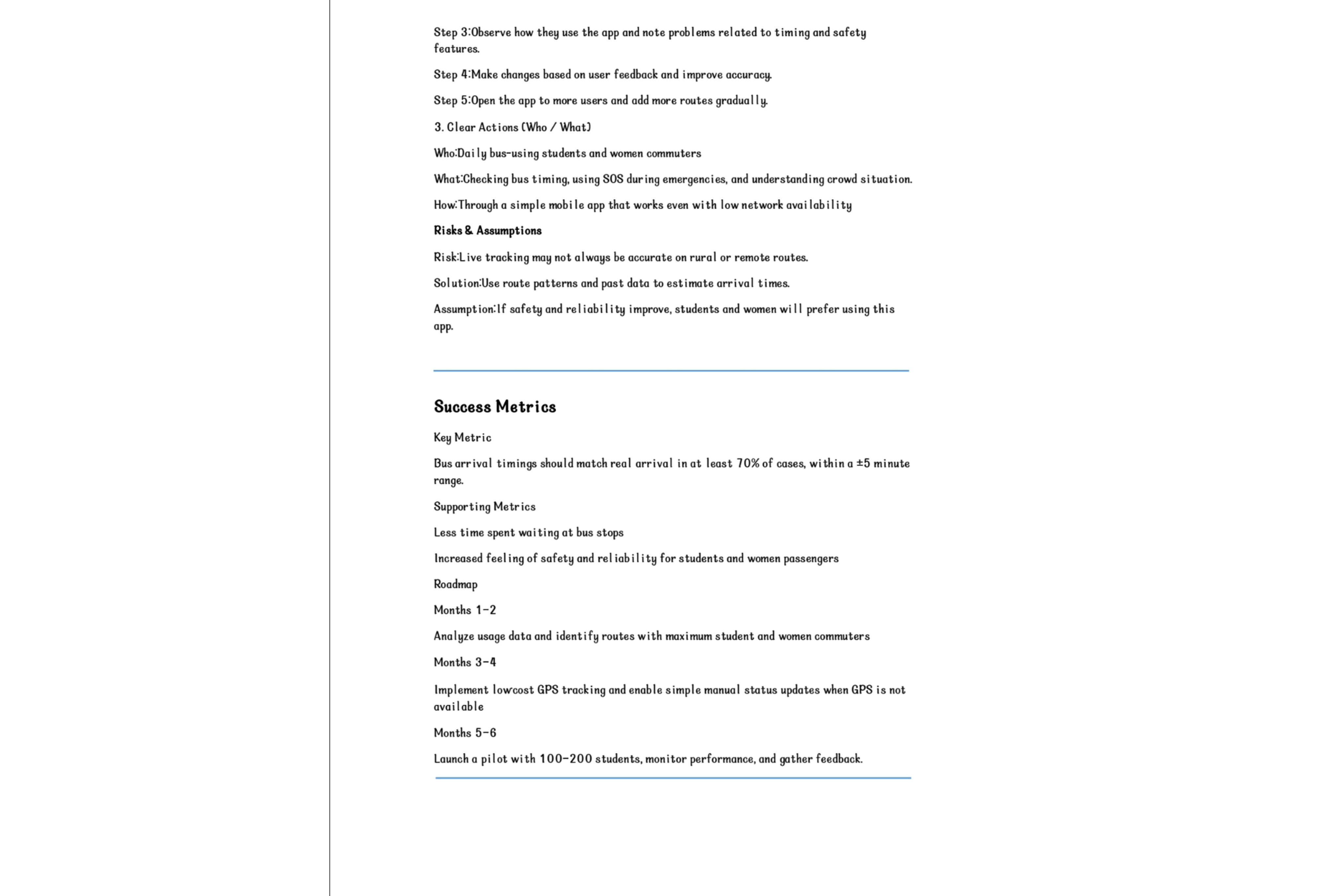 Smart Transit And Safety For Women And Students | Devpost