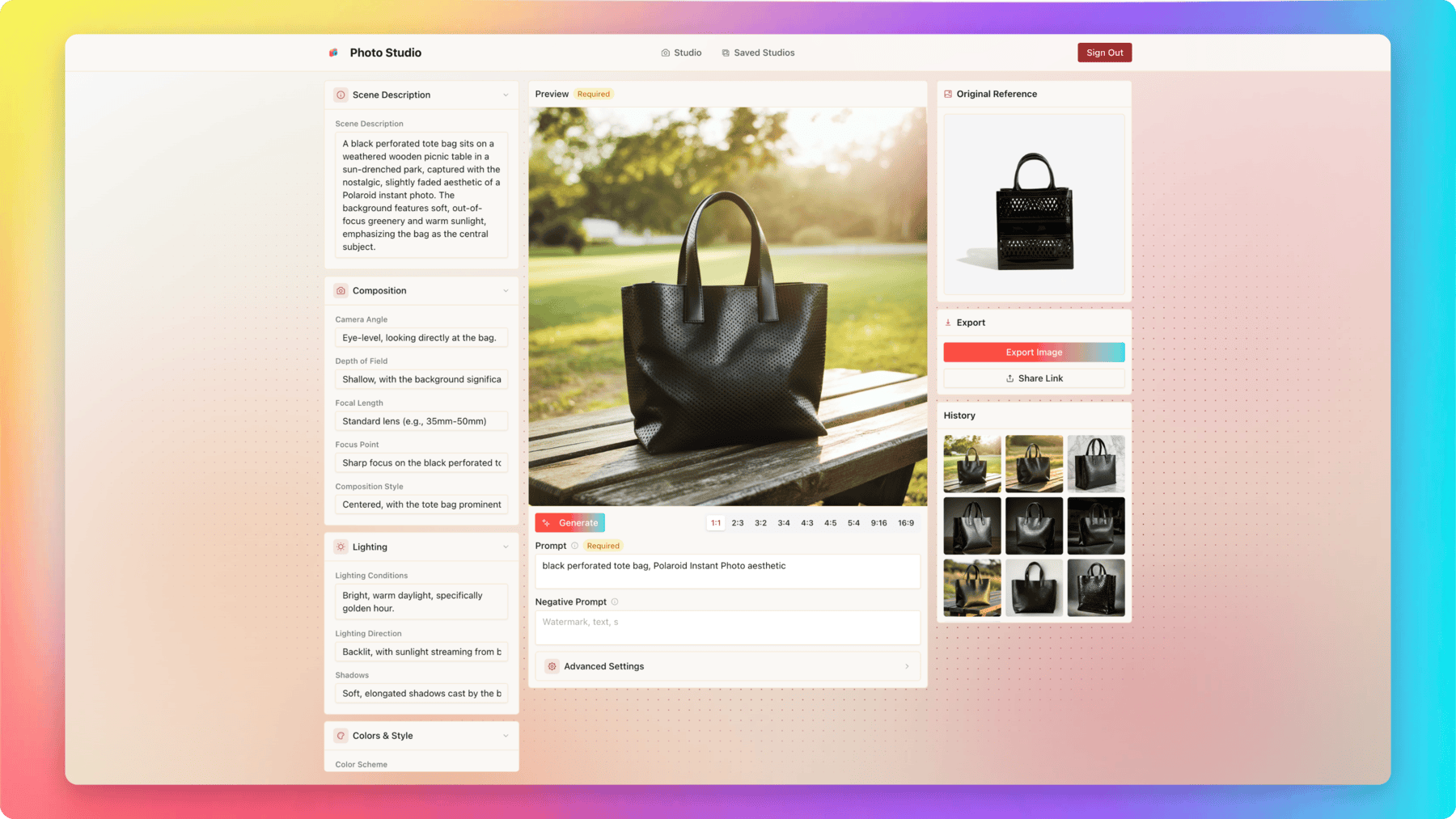 Photo Studio | Devpost