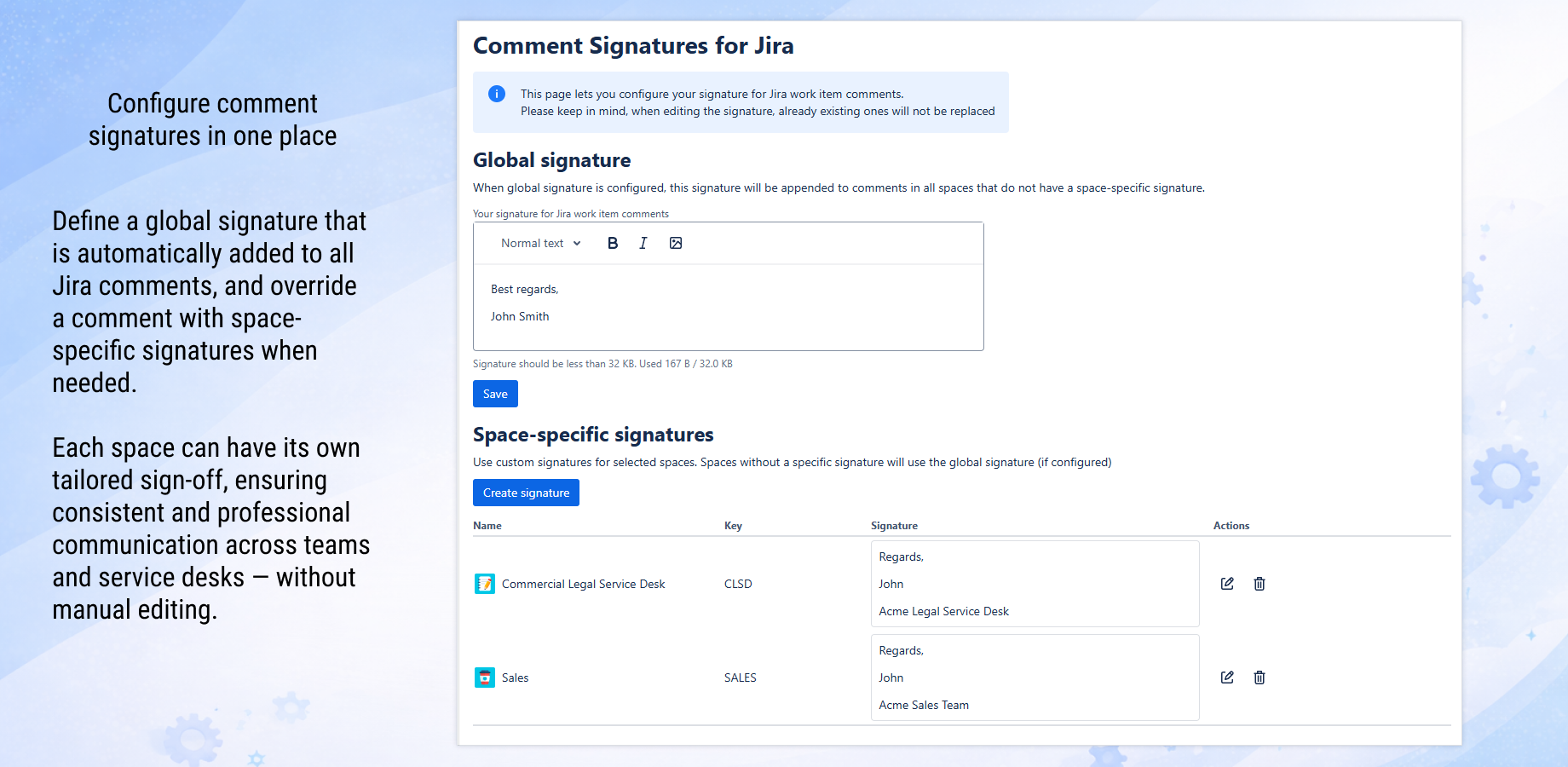 Comment Signatures for Jira | Devpost
