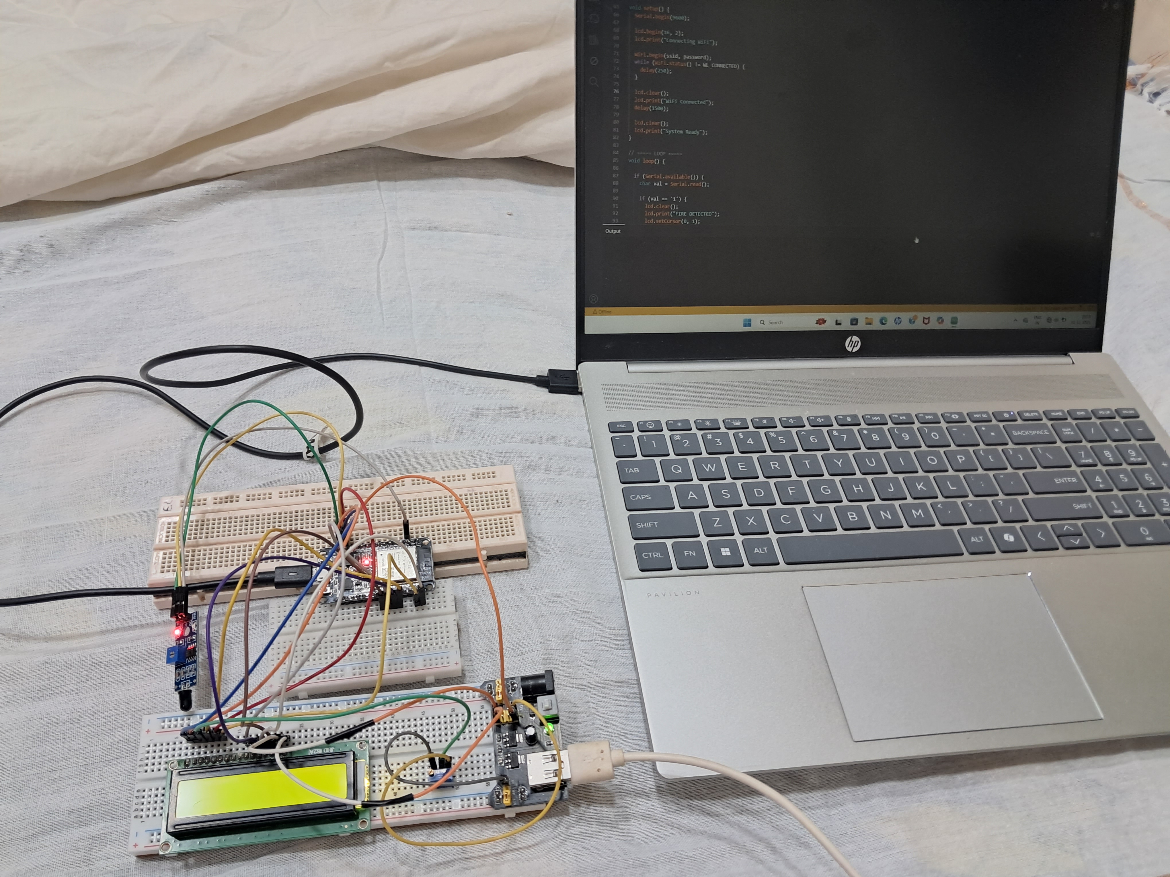 Fire alert system using ESP32 | Devpost
