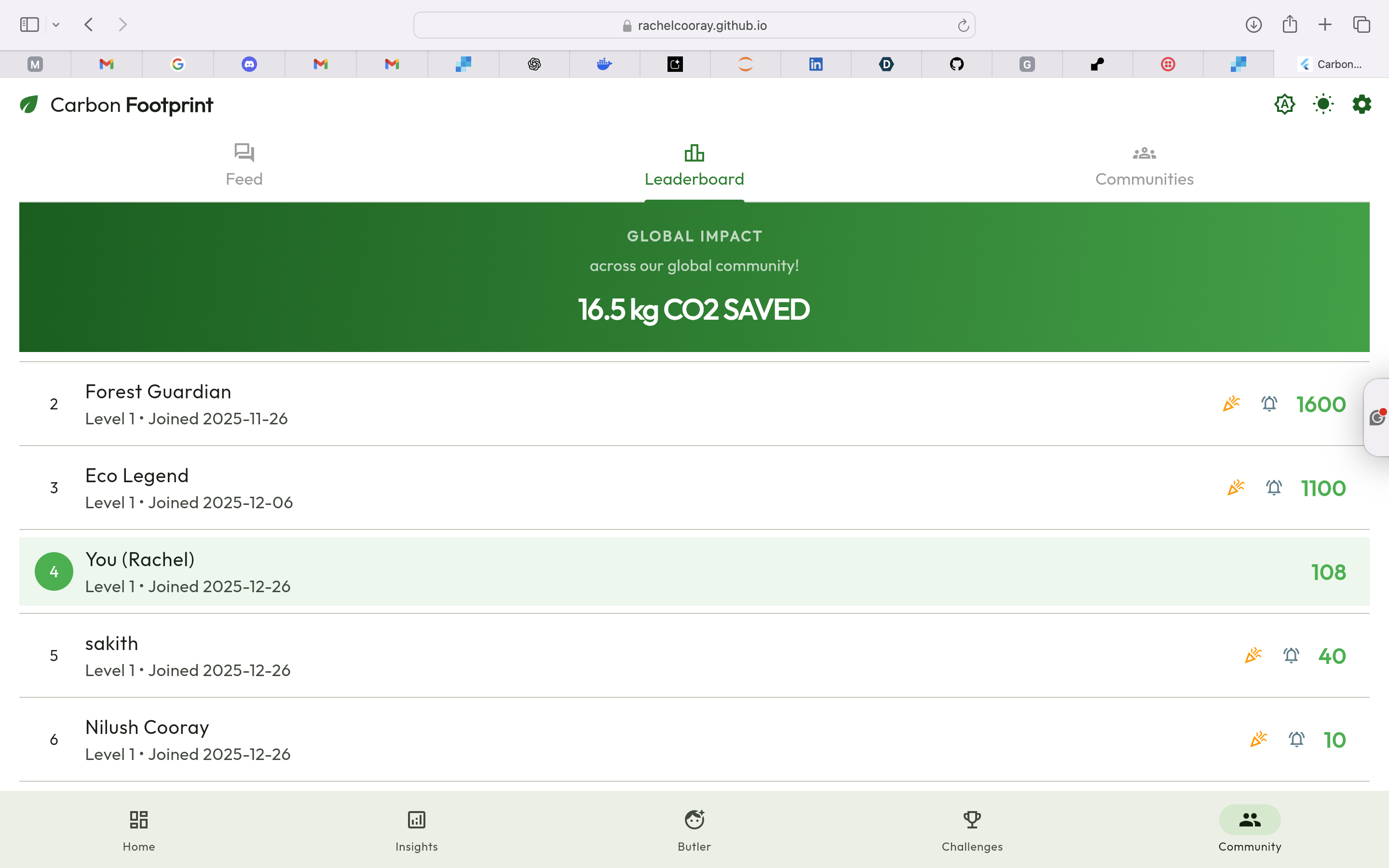 Carbon Footprint Tracker: Your Digital Eco-Butler | Devpost