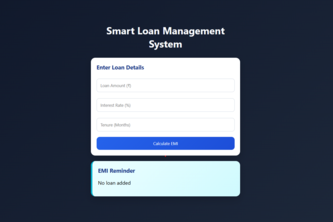 Smart Loan Management System | Devpost