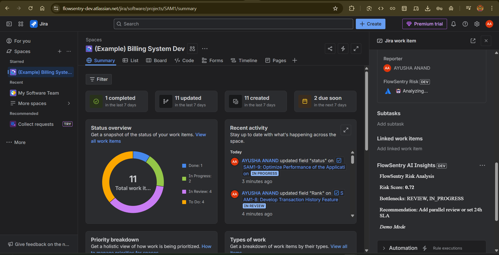 FlowSentry – Intelligent Workflow Intelligence Engine | Devpost