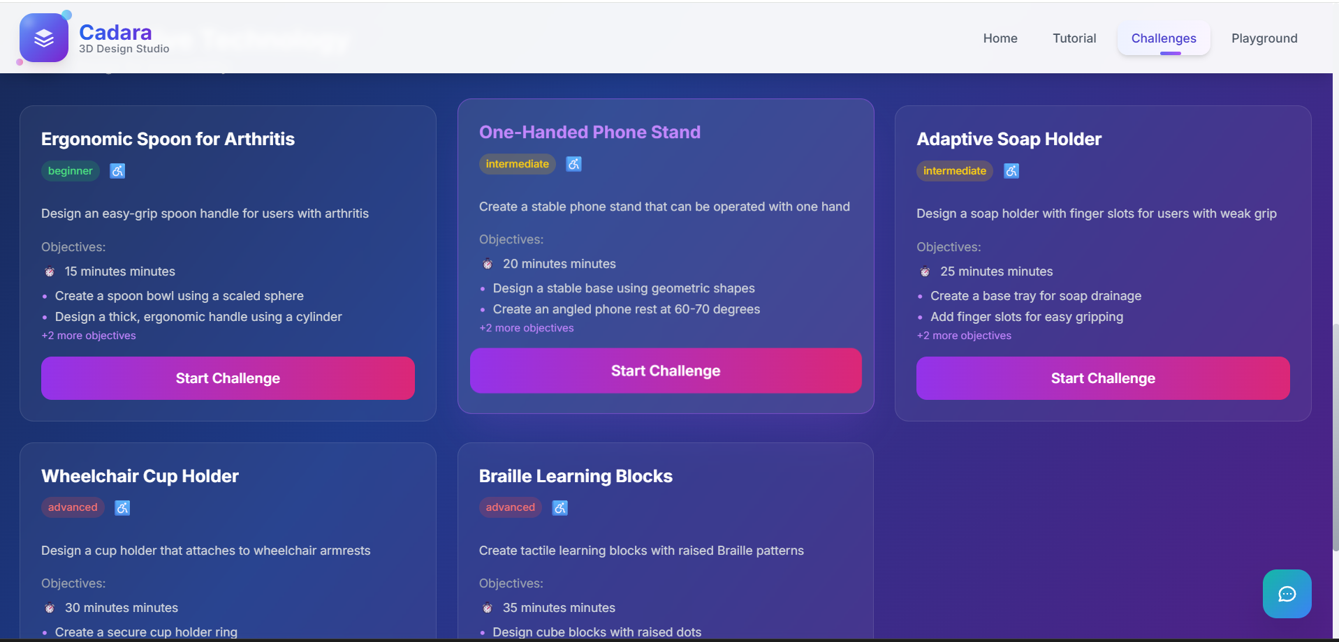 Cadara – AI Powered 3D Design Learning Platform | Devpost