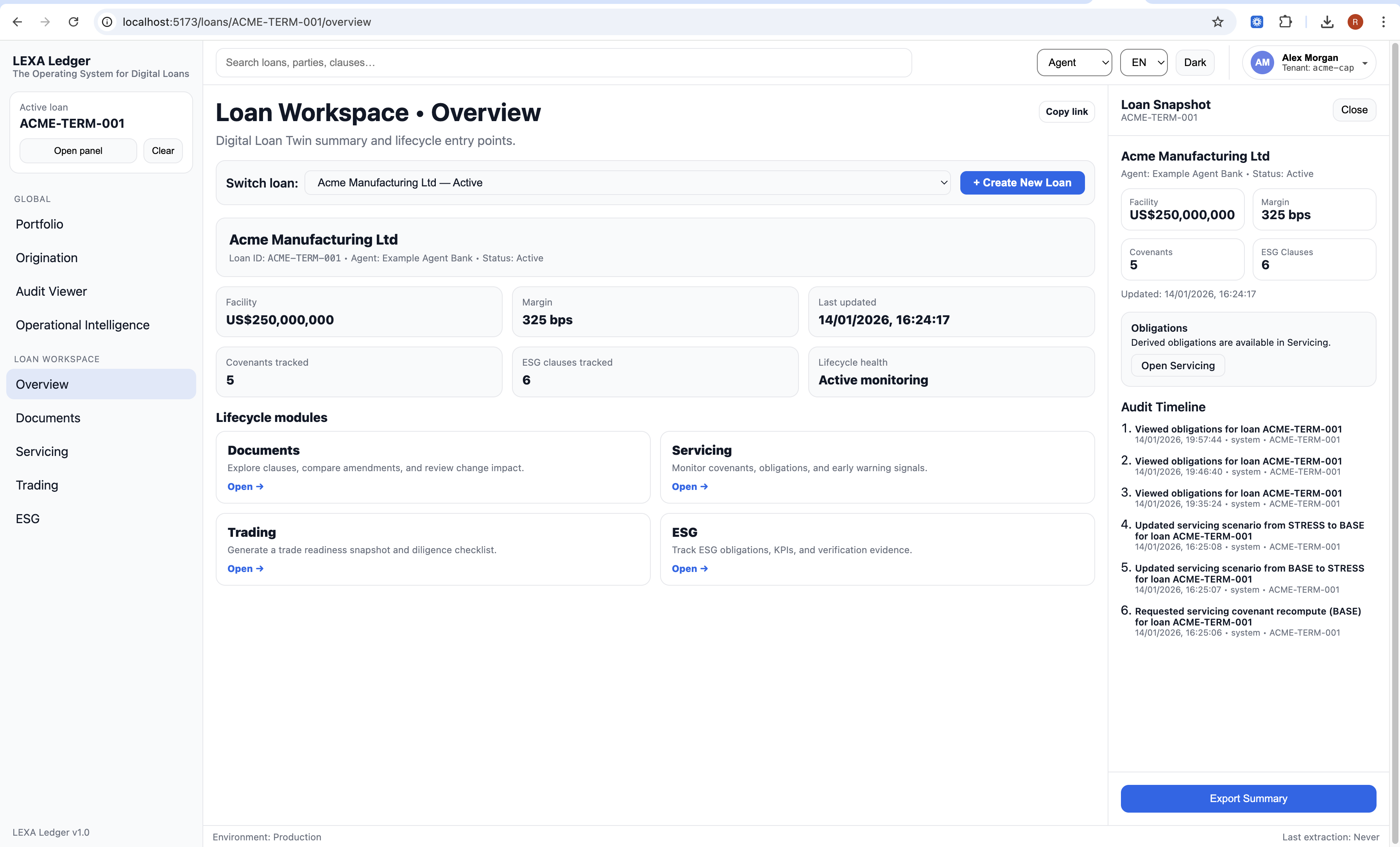 LEXA Ledger – The Operating System for Digital Loans | Devpost