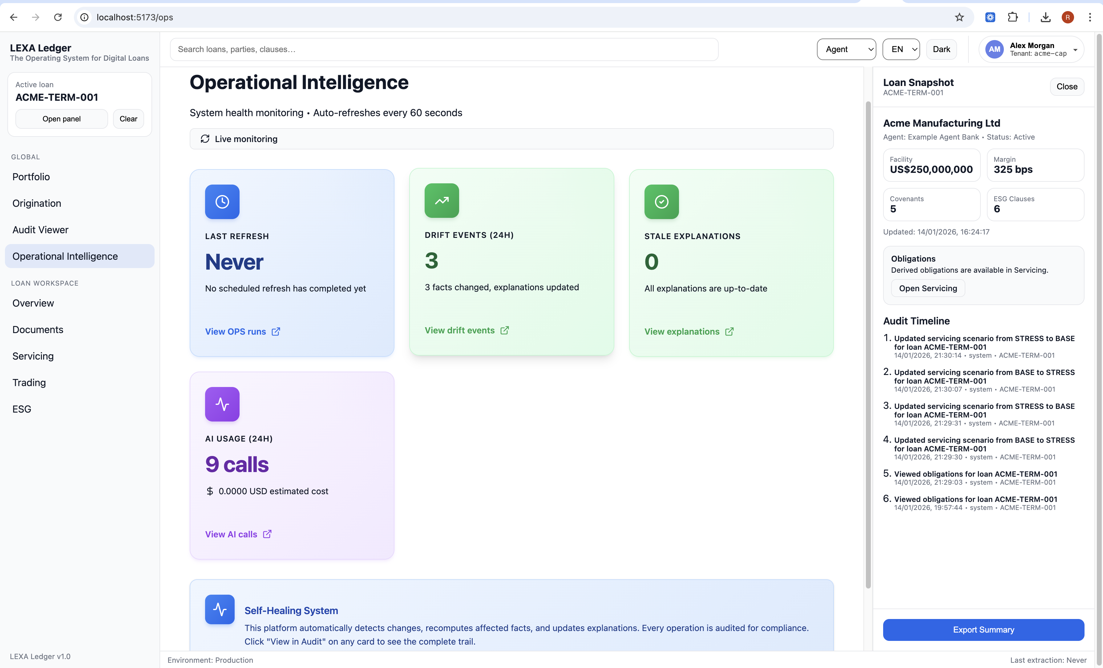 LEXA Ledger – The Operating System for Digital Loans | Devpost
