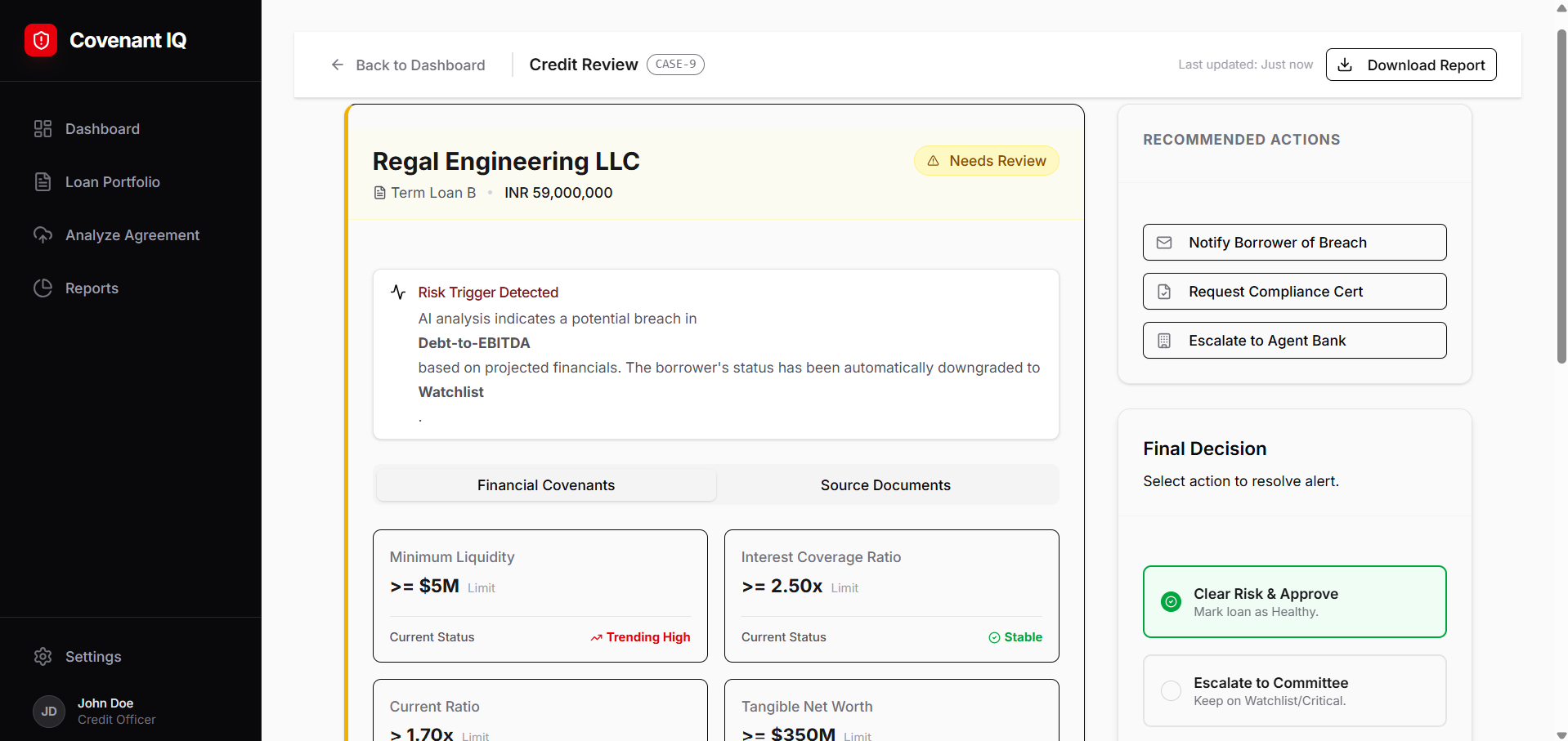 Covenant IQ | Devpost