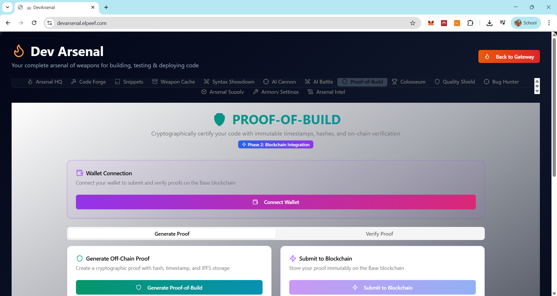 Dev Arsenal | Devpost