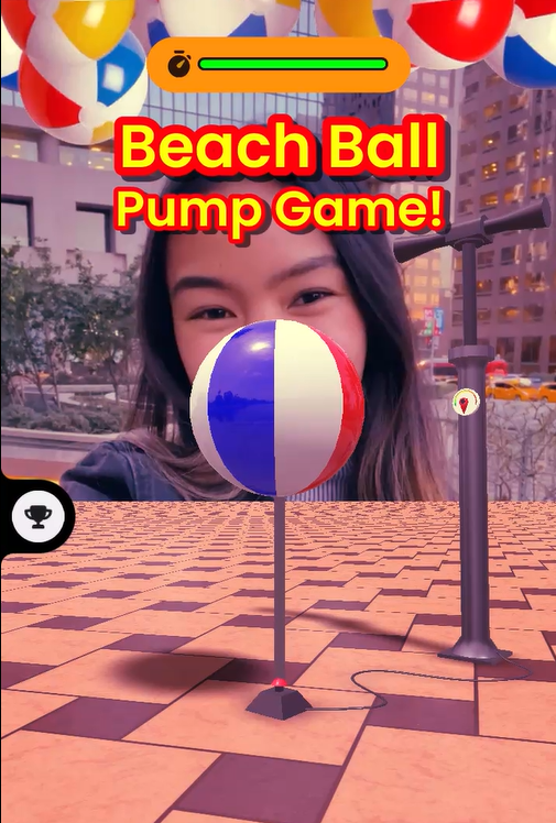 Beach Ball Pump Tap Game | Devpost