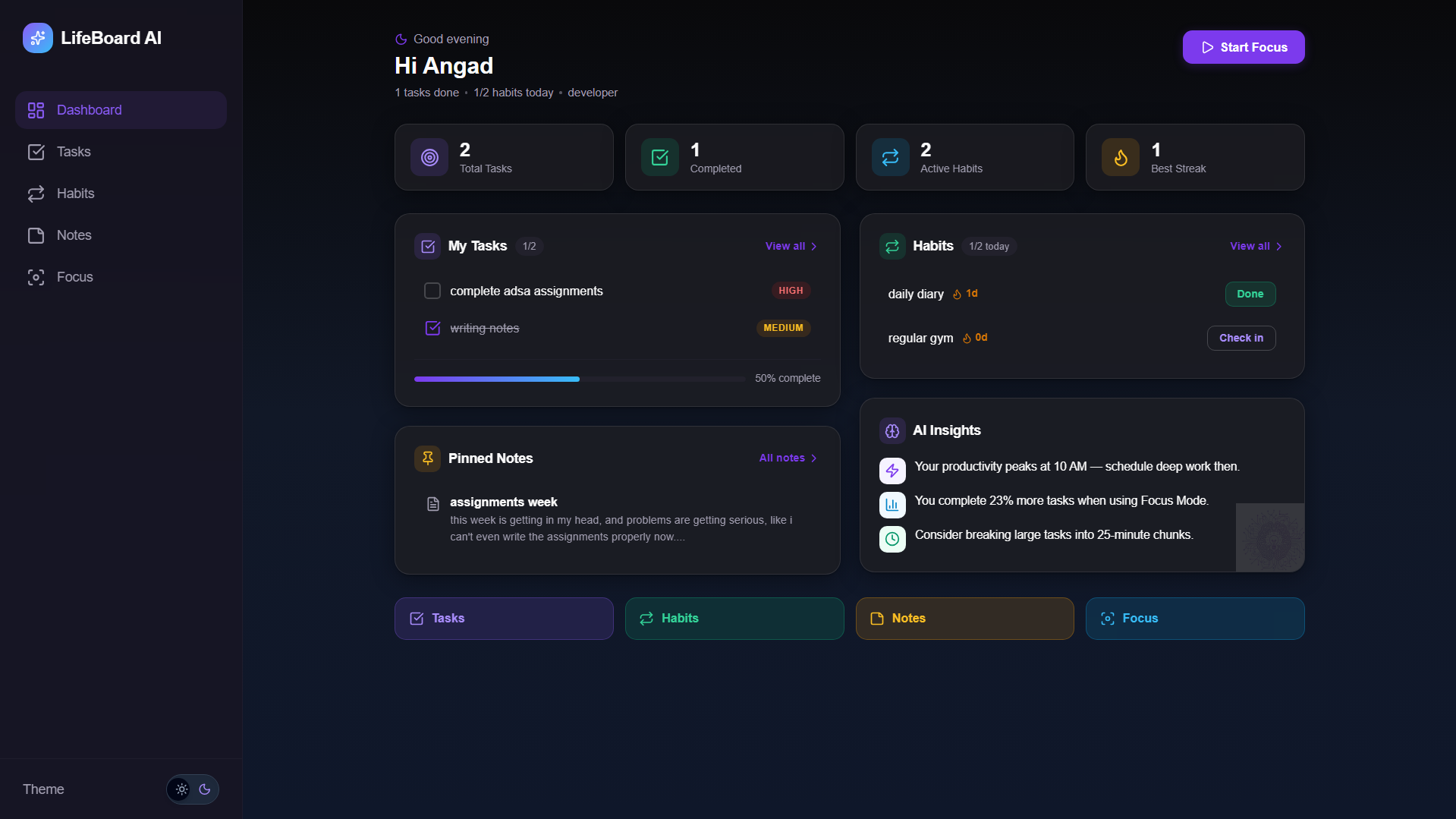 LifeBoard-AI | Devpost