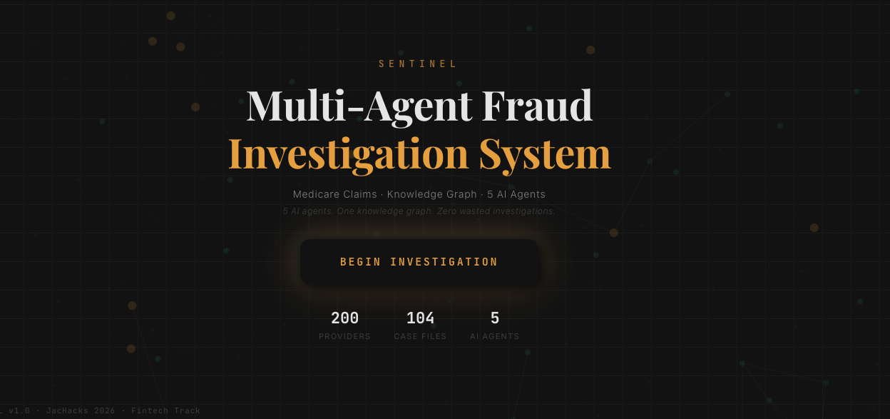 Sentinel: Multi-Agent Fraud Investigation System | Devpost