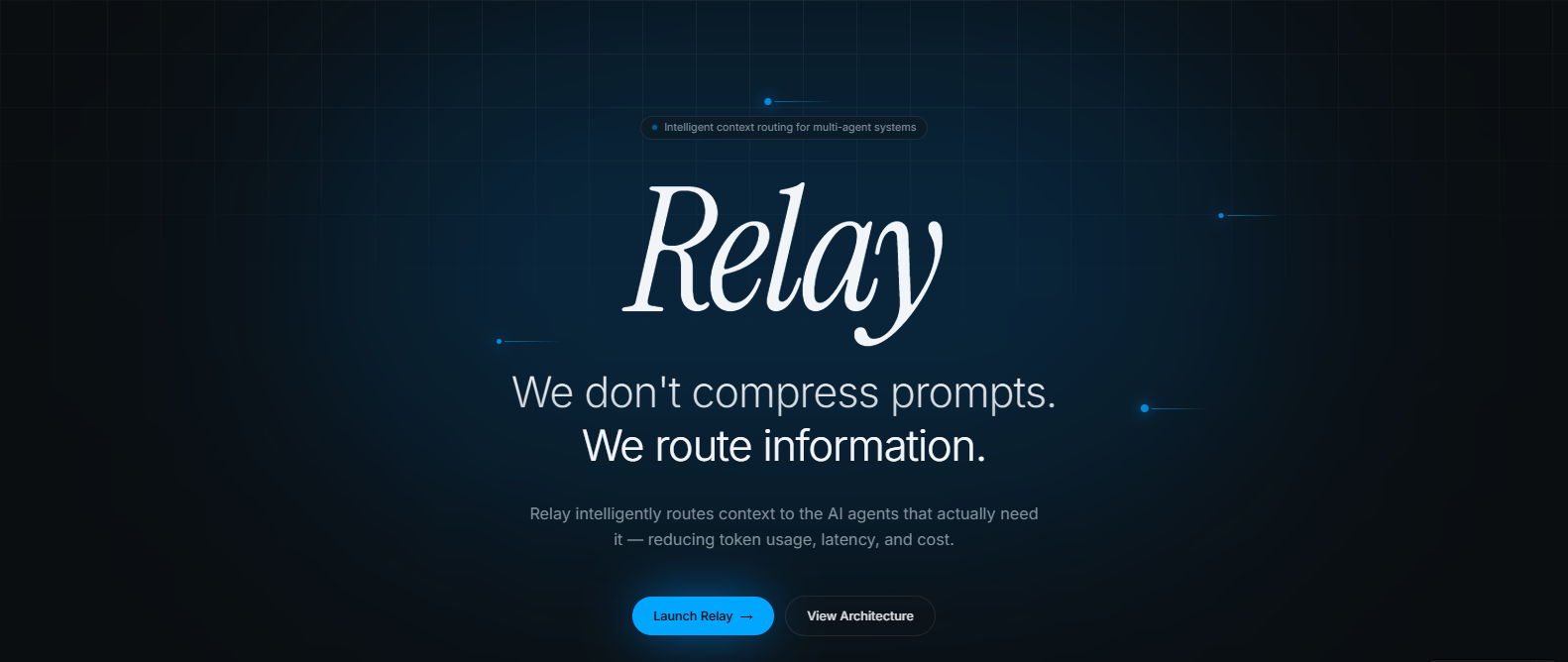 Relay AI: Context Routing for Multi-Agent AI | Devpost