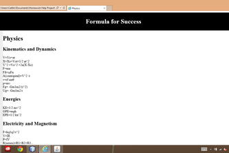 Formula For Success | Devpost