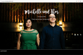 Michelle & Thor's Wedding Surprise Site | Devpost