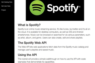 Spotify API Tutorial Website | Devpost