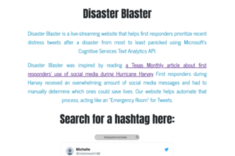 Disaster Blaster | Devpost