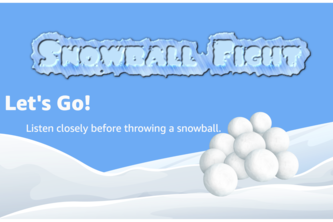 Alexa Skill Snowball Fight with APL | Devpost