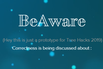BeAware - Chrome Extension | Devpost