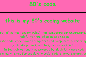 80s Code | Devpost