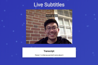 Live Subtitles | Devpost