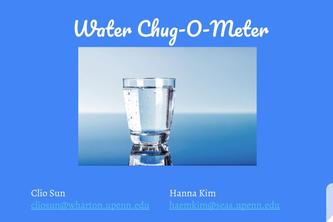Water Chug-O-Meter Game | Devpost