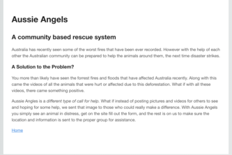 Aussie Angels | Devpost