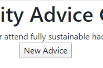 Sustainability Advice Generator | Devpost