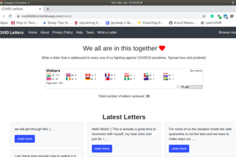 COVID Letters | Devpost