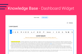 Knowledge Base - dashboard widget | Devpost