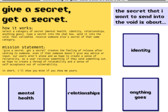 Give a secret, get a secret | Devpost